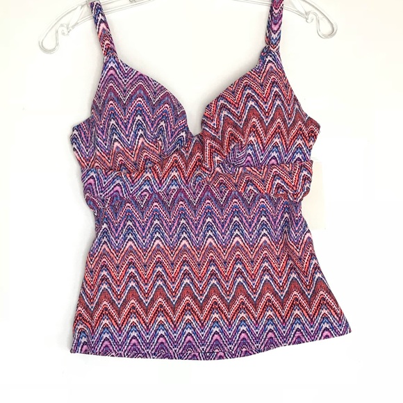 Island Escape | Swim | Tankini Bandini Swim Top W Bust Enhancers | Poshmark